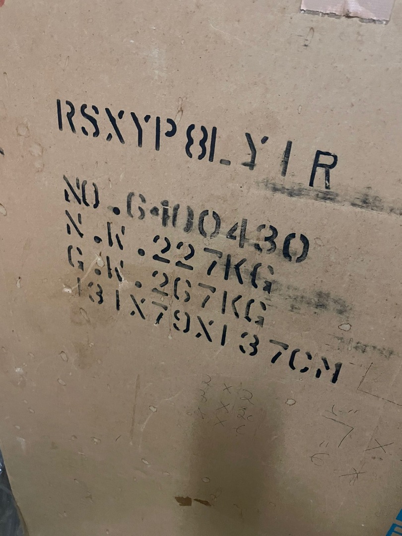 原廠大金Daikin VRV, R407C ,超特價平賣(1折), 全新未拆箱,因清倉. Daikin: RSXYP8LY1R (散熱) x ...