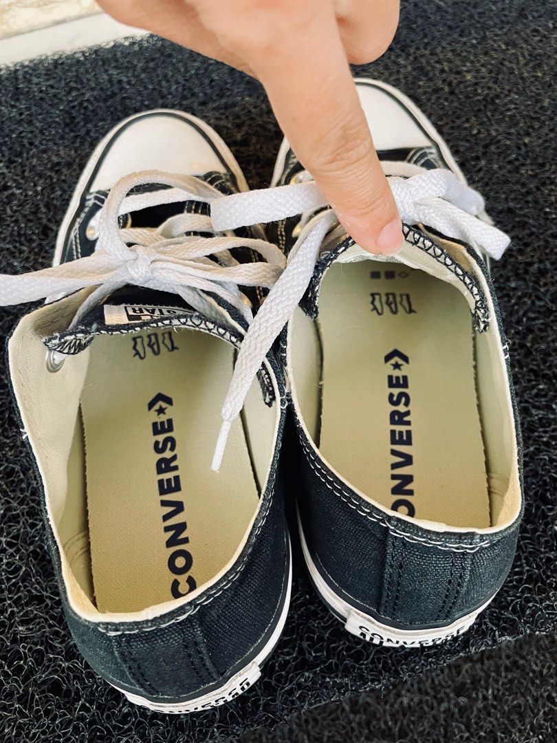 Dark Blue Converse Shoes, Women's Fashion, Footwear, Sneakers on Carousell