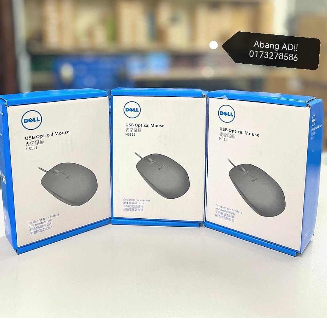 DELL USB Optical Mouse MS111, Computers & Tech, Parts & Accessories ...