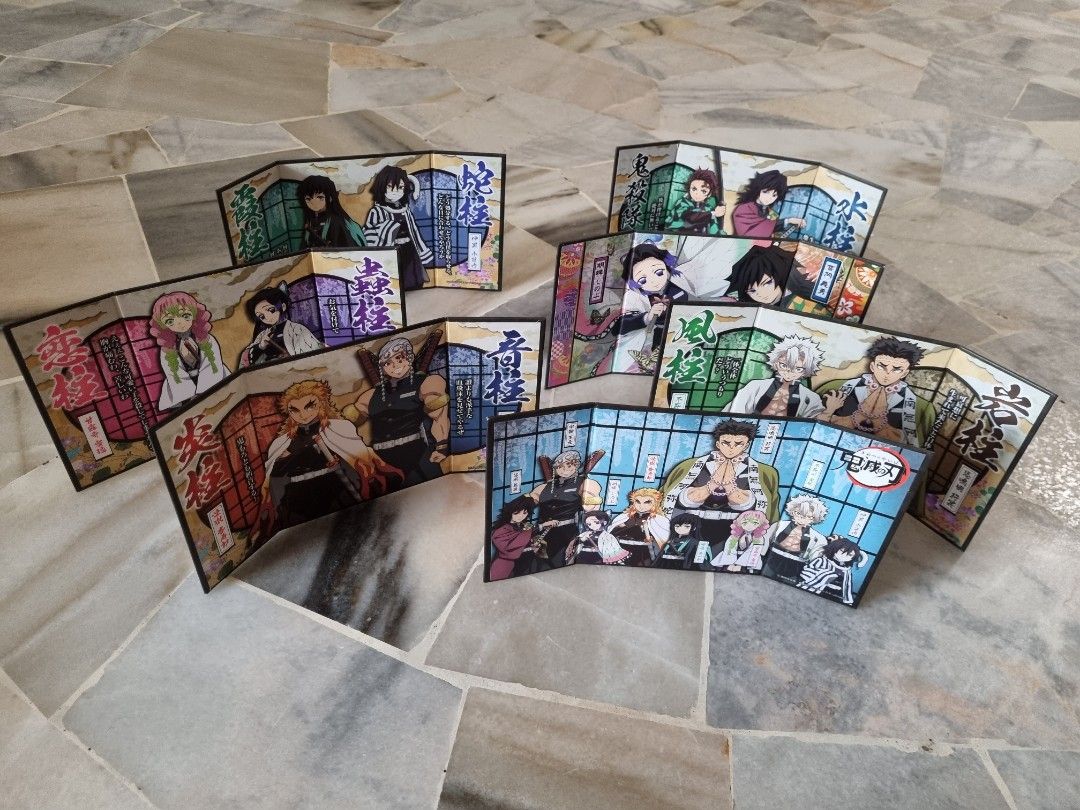 Demon Slayer Hashiras Set of 7 display cards, Hobbies & Toys, Toys ...