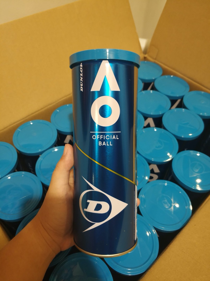 Dunlop AO Tennis Balls (3s), Sports Equipment, Sports & Games, Racket ...