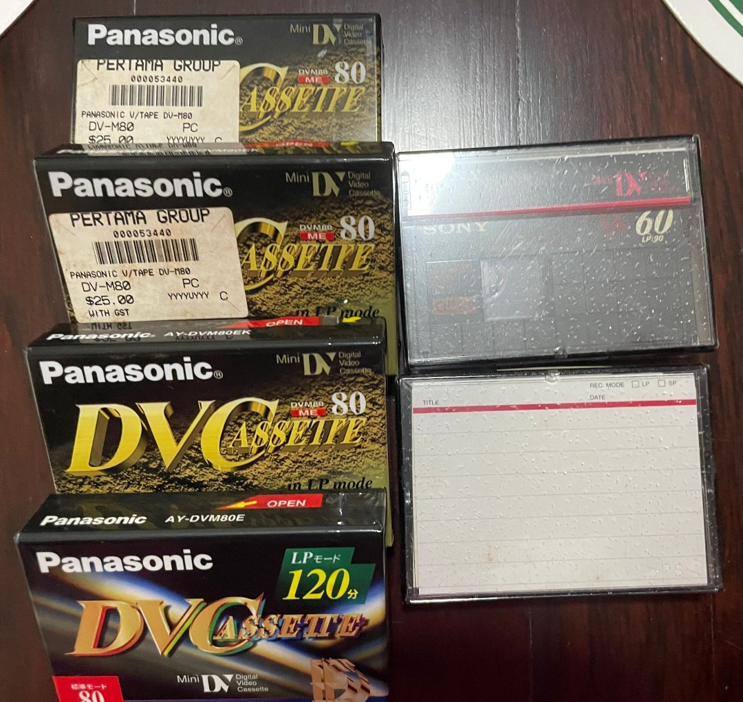 DVC recordable tapes, Photography, Video Cameras on Carousell