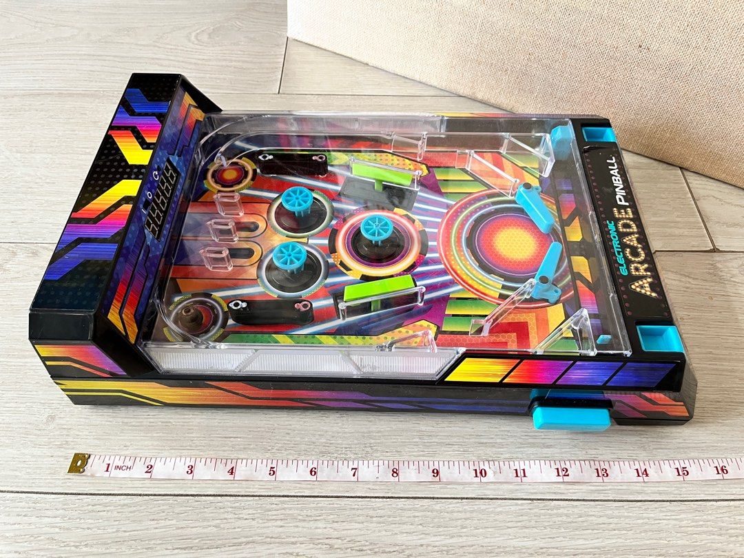 Electronic Arcade Desktop Pinball with Lights and Sound, Hobbies & Toys ...