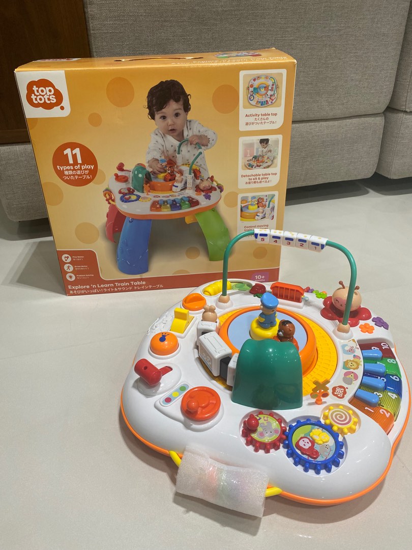 Explore & Learn Train Table, Babies & Kids, Infant Playtime on Carousell