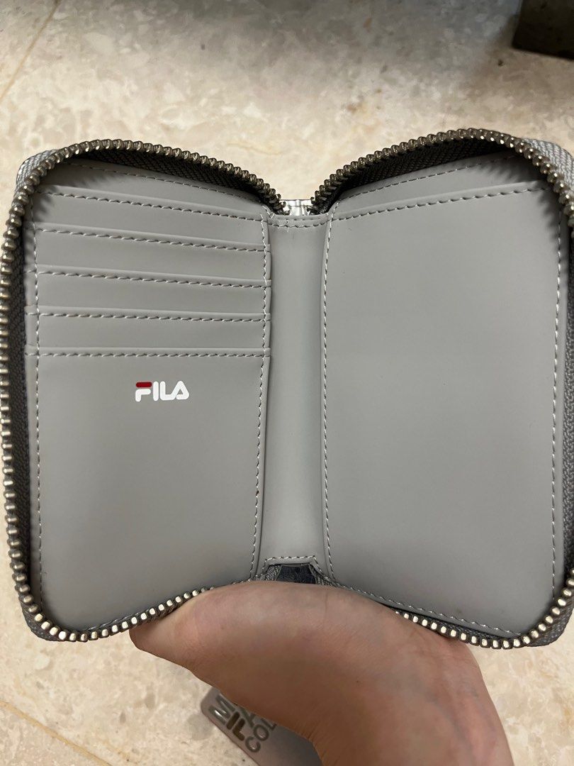 Fila (limited edition) Shiny wallet, Luxury, Bags & Wallets on Carousell