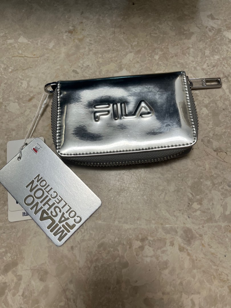Fila (limited edition) Shiny wallet, Luxury, Bags & Wallets on Carousell