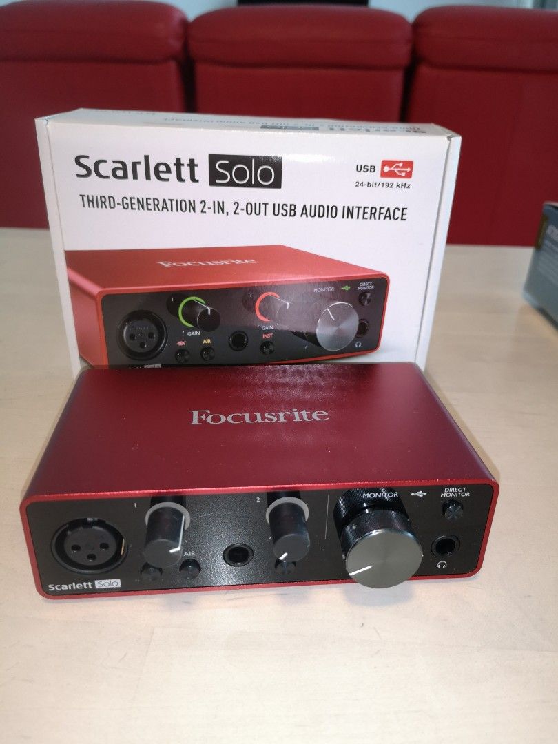 Focusrite Scarlett Recording BUNDLE, Hobbies & Toys, Music & Media ...