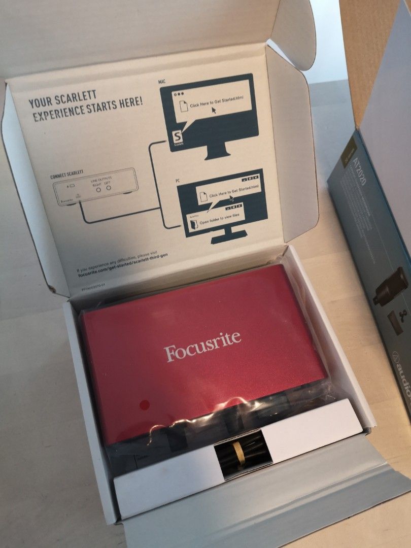 Focusrite Scarlett Recording BUNDLE, Hobbies & Toys, Music & Media ...