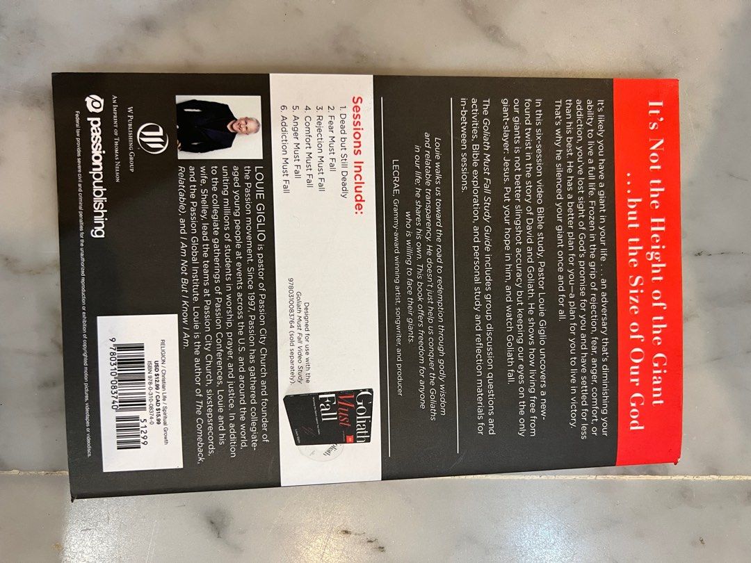 Goliath Must Fall, Hobbies & Toys, Books & Magazines, Fiction & Non ...