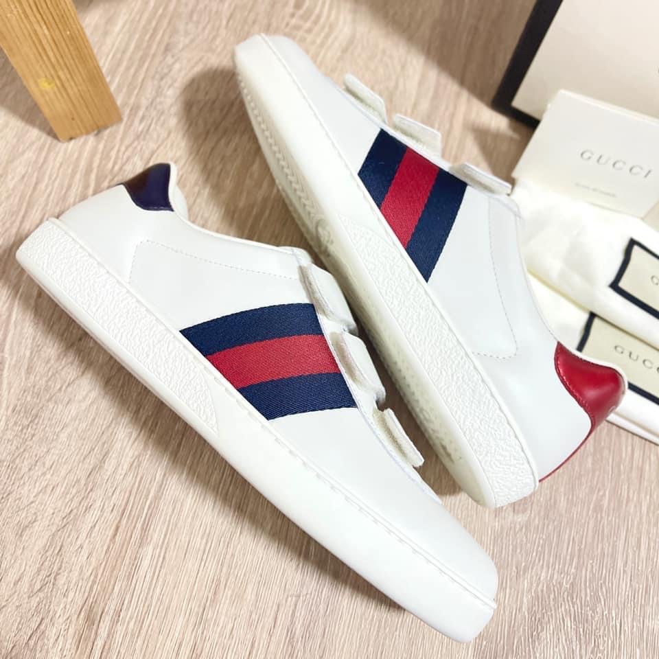 Gucci Ace Velcro Triple Strap Sneakers, Luxury, Sneakers & Footwear on ...