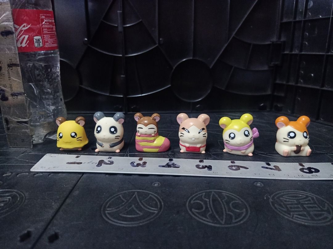 hamtaro vinyl finger puppet set, Hobbies & Toys, Toys & Games on Carousell