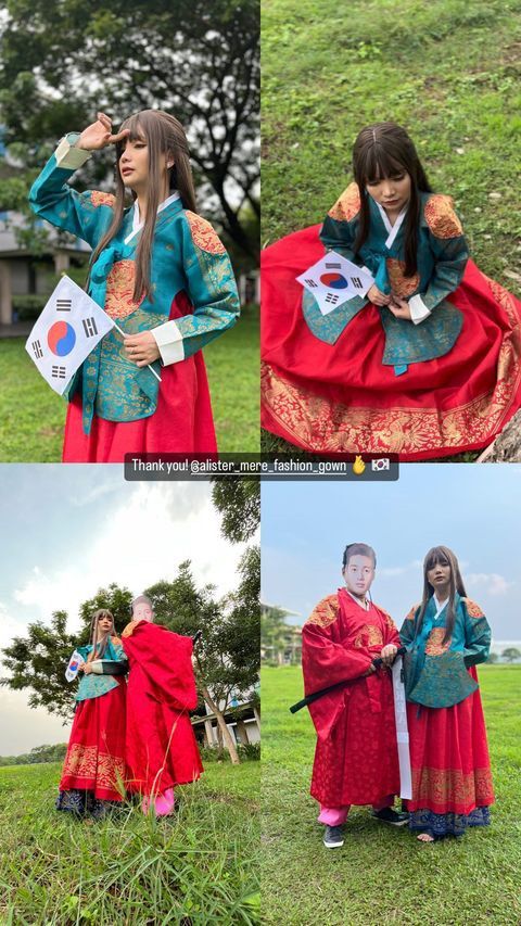 Hanbok Korean traditional wear king and queen, Women's Fashion, Dresses ...