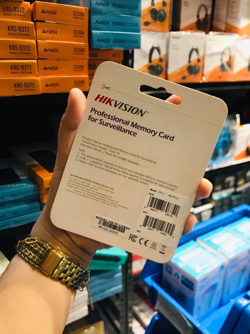 HIKVISION 64GB L2 MicroSD Card For Surveillance Class 10 HS-TF-L2/64G ...