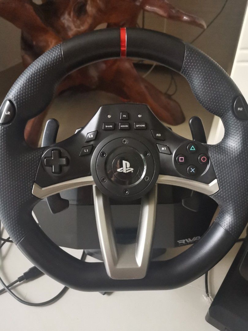 Hori Ps4 Racing Wheel Apex, Video Gaming, Video Game Consoles ...