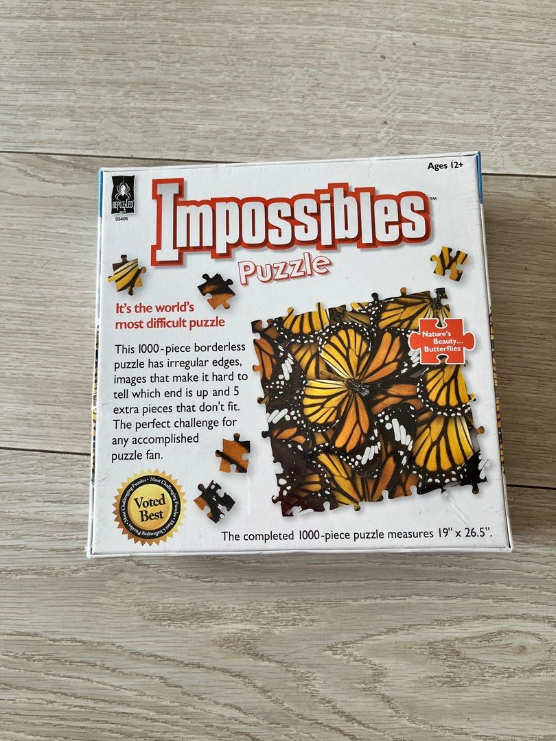 Impossibles 1000 piece Jigsaw Puzzle - Hardest in the World ...