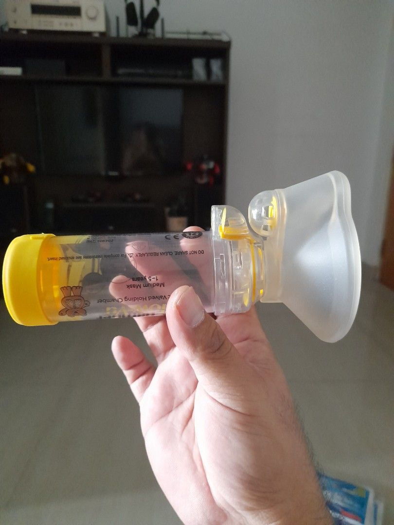 Inhaler support for kids 1 to 5 years old, Health & Nutrition, Medical ...