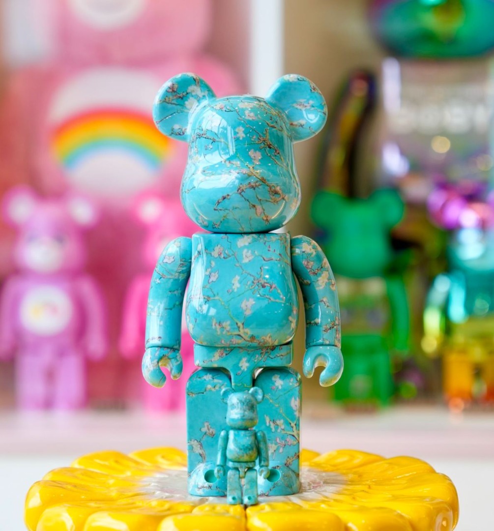 [Instock] Bearbrick Van Gogh Museum Van Gogh Almond Blossoms 400% + 100 ...