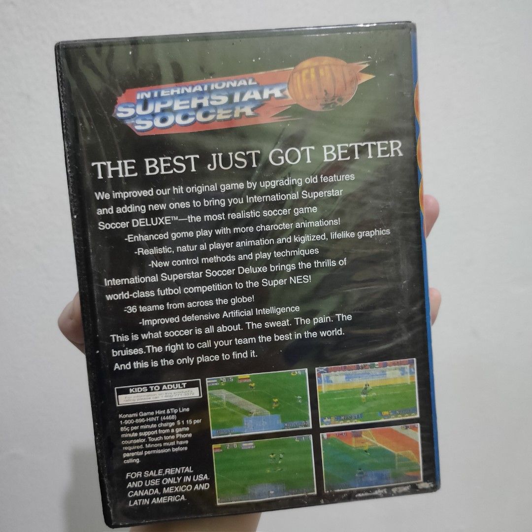 Kaset Game Nintendo International Superstar Soccer, Video Game, Game di ...