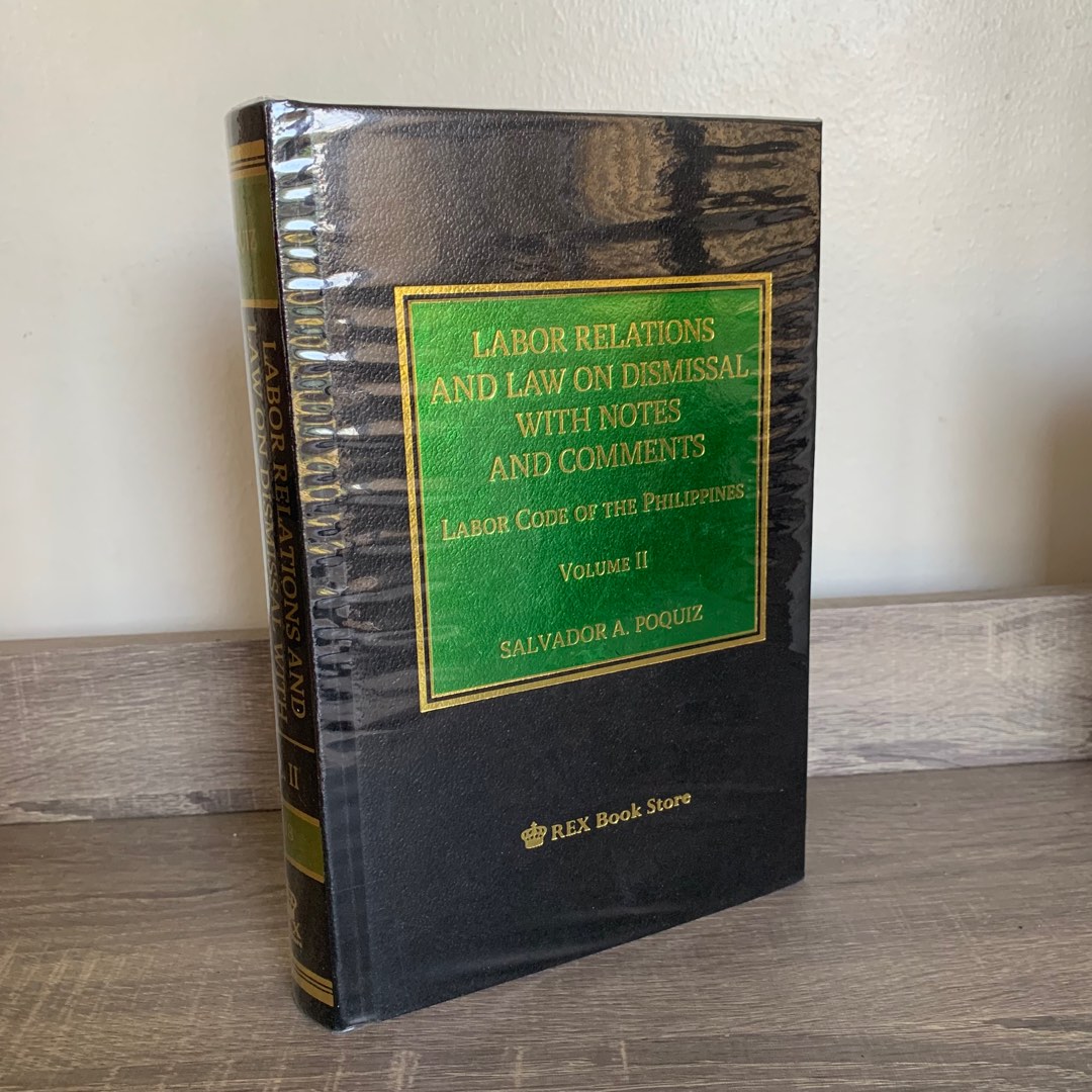 LABOR Salvador A. Poquiz 2018 Edition Labor Relations and Law on ...