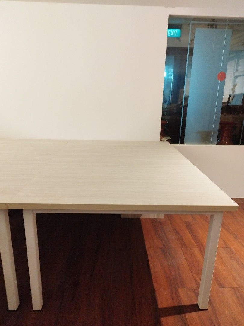 Laminated Table and pedestal, Furniture & Home Living, Furniture ...