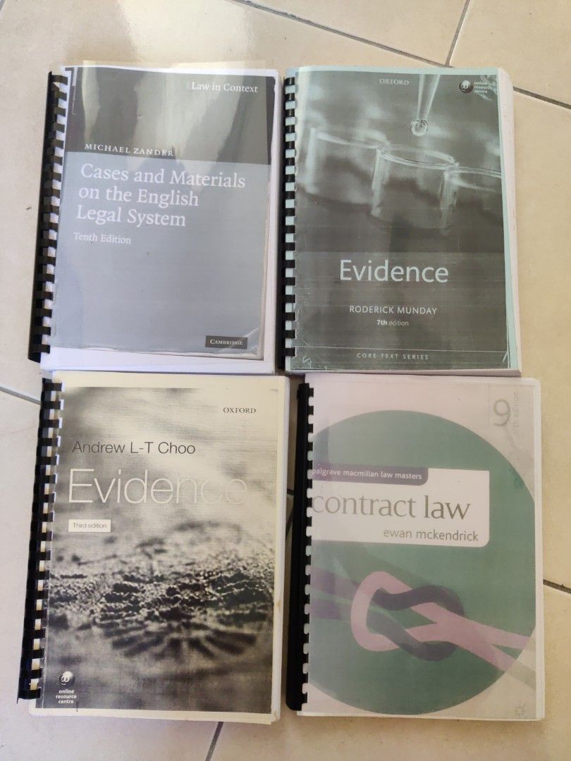 Law Textbooks, Hobbies & Toys, Books & Magazines, Textbooks on Carousell
