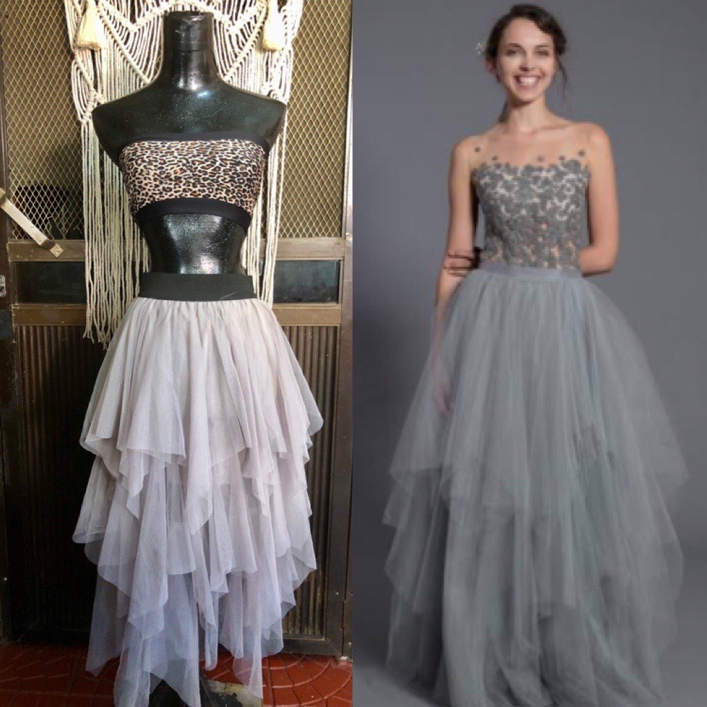 Layered mesh tutu skirt (with lining), Women's Fashion, Bottoms, Skirts ...