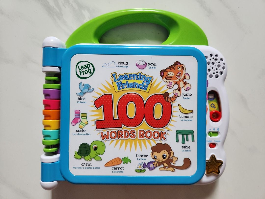 Leap Frog Learning Friends 100 Words Book with Bonus, Hobbies & Toys ...