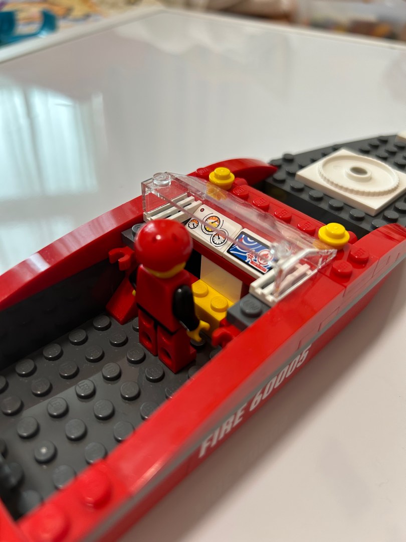 Lego fire boat, Hobbies & Toys, Toys & Games on Carousell