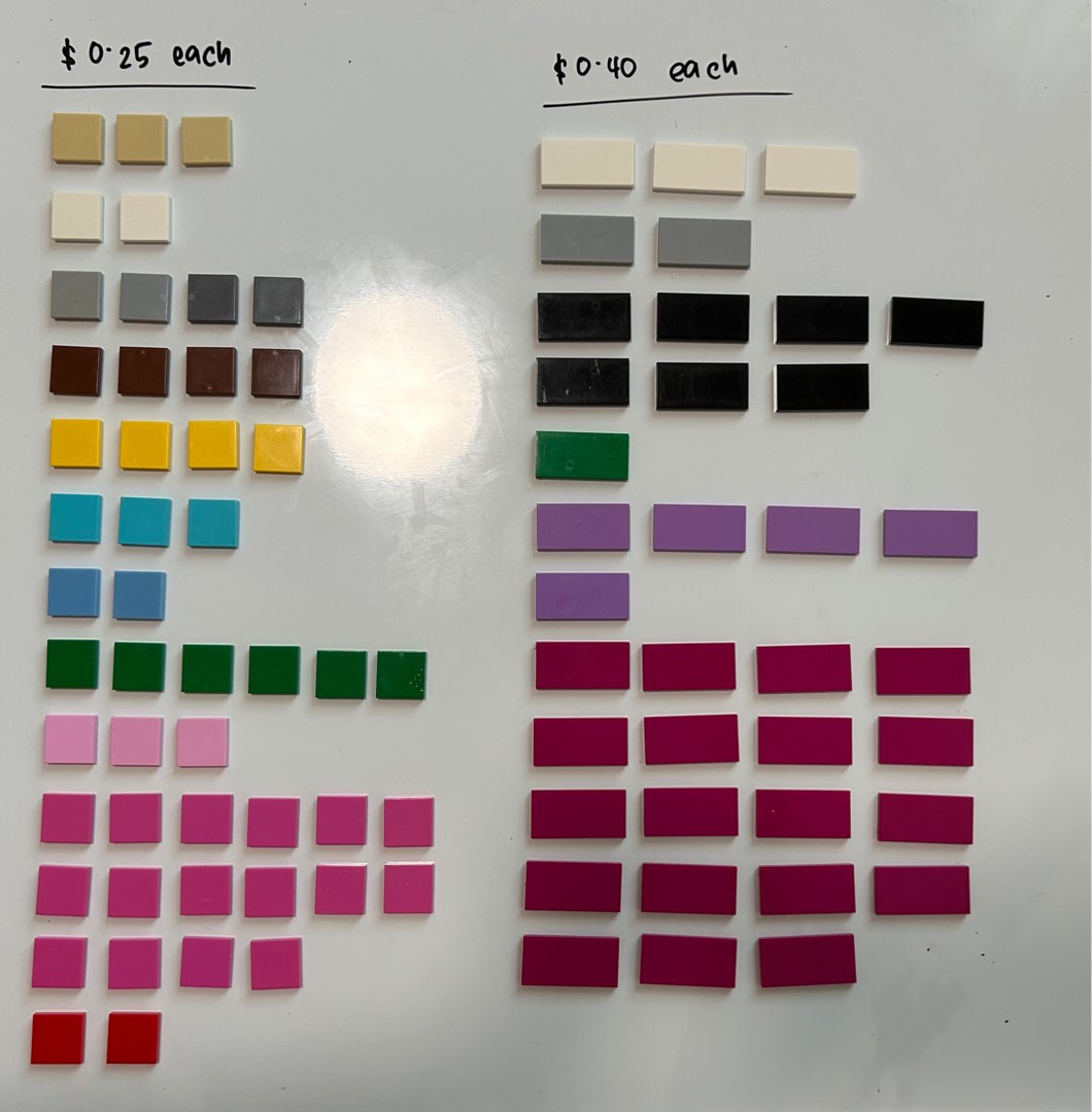 Lego tiles, Hobbies & Toys, Toys & Games on Carousell