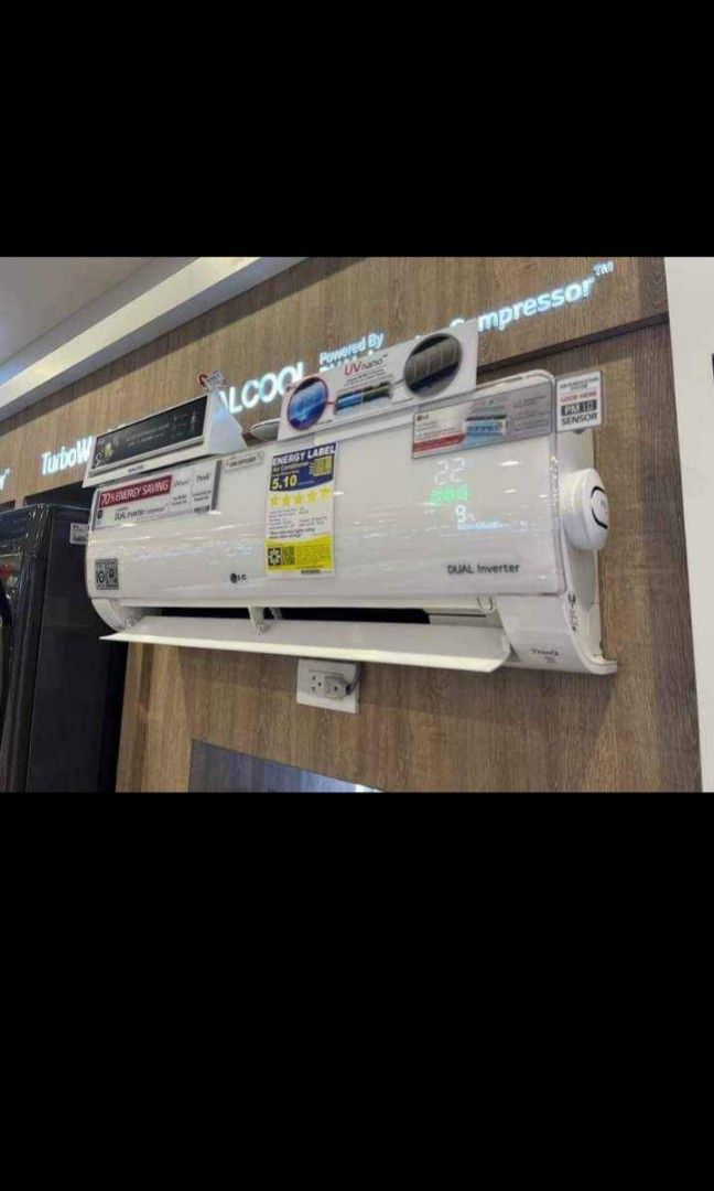 LG SPLIT TYPE DUAL INVERTER AIRCON ( FREE INSTALLATION ), TV & Home ...