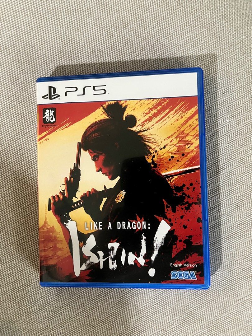 Like a dragon Ishin! PS5, Video Gaming, Video Games, PlayStation on Carousell