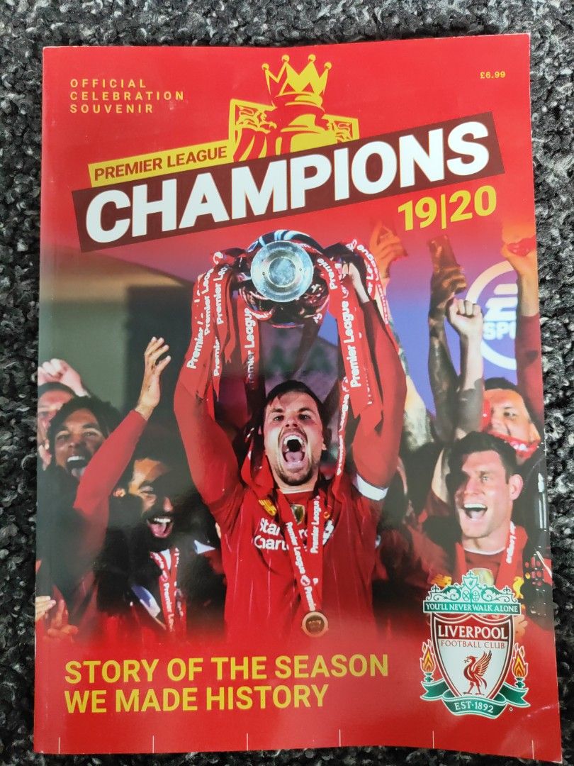 Liverpool Premier League Champions 2019/20, Hobbies & Toys, Books ...
