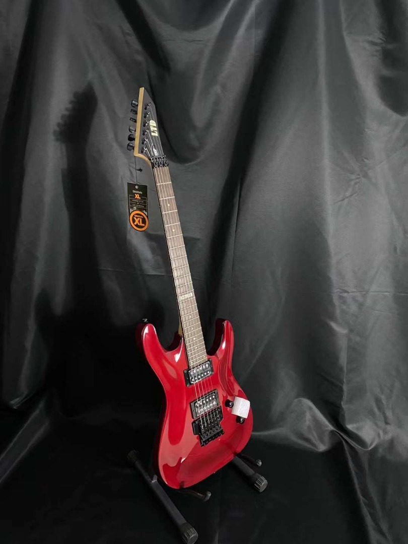 LTD ESP Electric Guitar Red, Hobbies & Toys, Music & Media, Musical ...