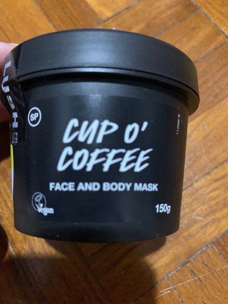 Lush cup o coffee face and body mask, Beauty & Personal Care, Bath ...