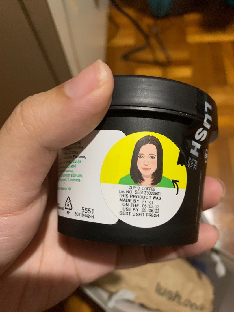 Lush cup o coffee face and body mask, Beauty & Personal Care, Bath ...