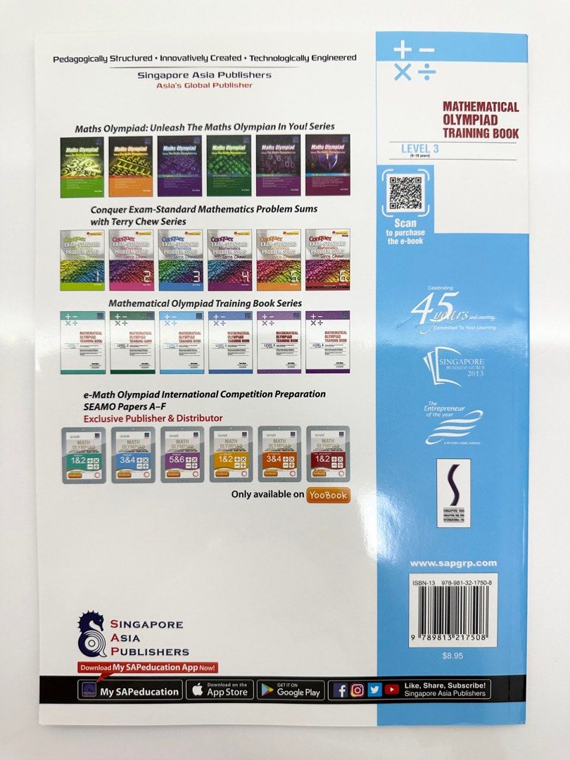 Maths Olympiad 3 by Terry Chew, Hobbies & Toys, Books & Magazines ...