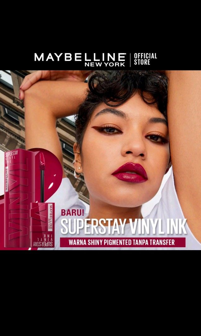 maybelline superstay vinyl ink 4.2ml, Kesehatan & Kecantikan, Rias ...