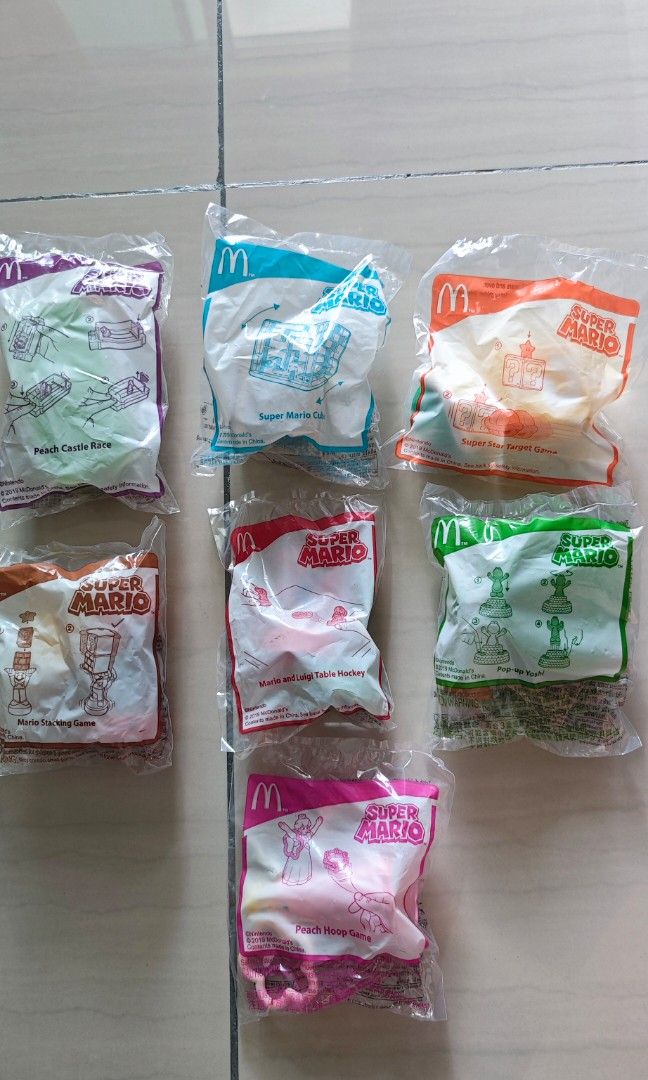 McDonald's MCD Super Mario (Set of 7), Hobbies & Toys, Toys & Games on ...