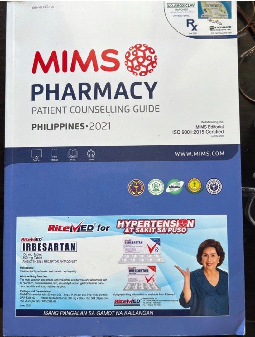 MIMS Pharmacy Patient Counseling Guide, Hobbies & Toys, Books ...