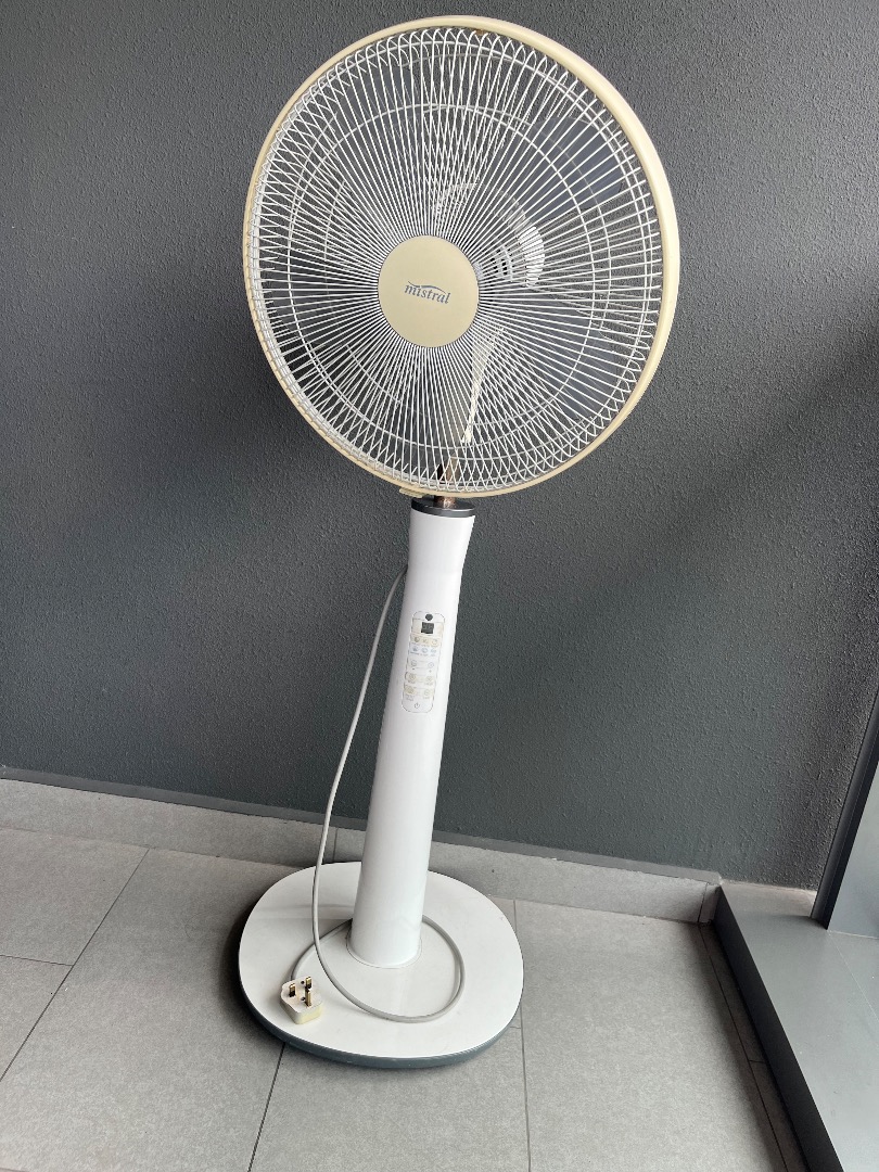 Mistral 16" Stand DC Fan with Remote Control, Furniture & Home Living ...
