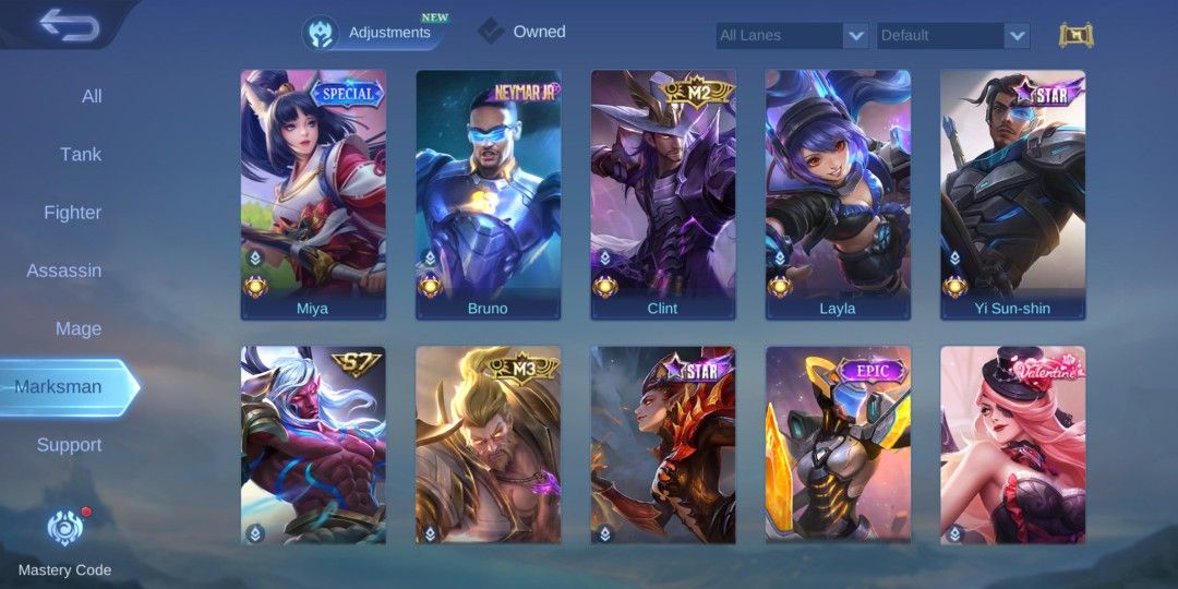 Mlbb MAIN MM account.. long years., Video Gaming, Gaming Accessories ...