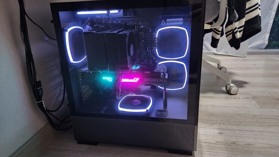 Montech Sky Two PC Case only, Computers & Tech, Desktops on Carousell