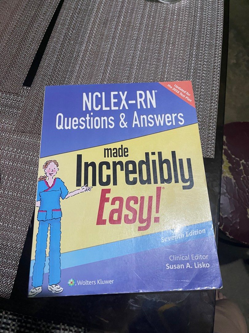 NCLEX RN Q&A Incredibly Easy by Susan Lisko, Hobbies & Toys, Books ...