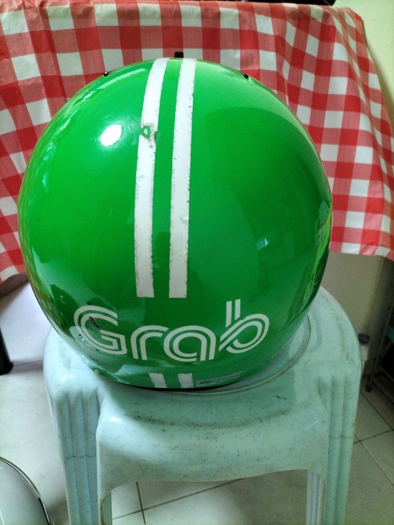 New grab helmet, Motorcycles, Motorcycle Accessories on Carousell
