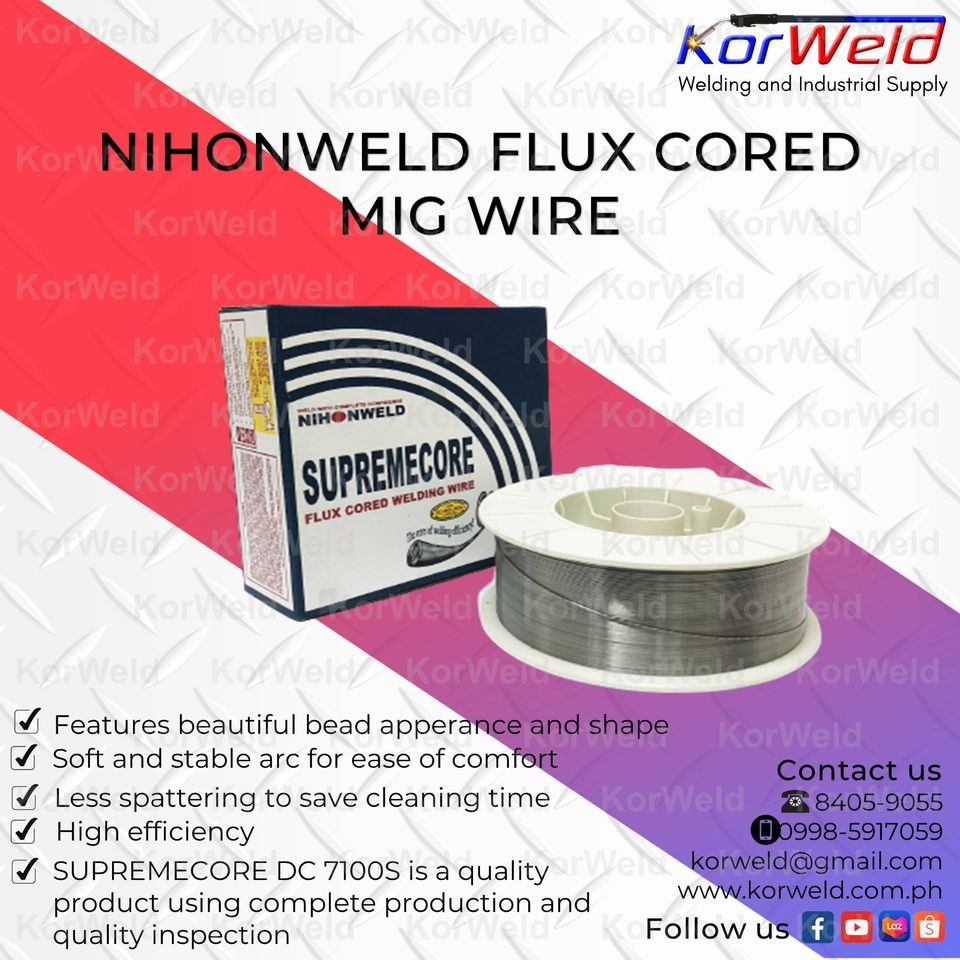 Nihonweld Flux Cored Mig Wire, Commercial & Industrial, Construction ...