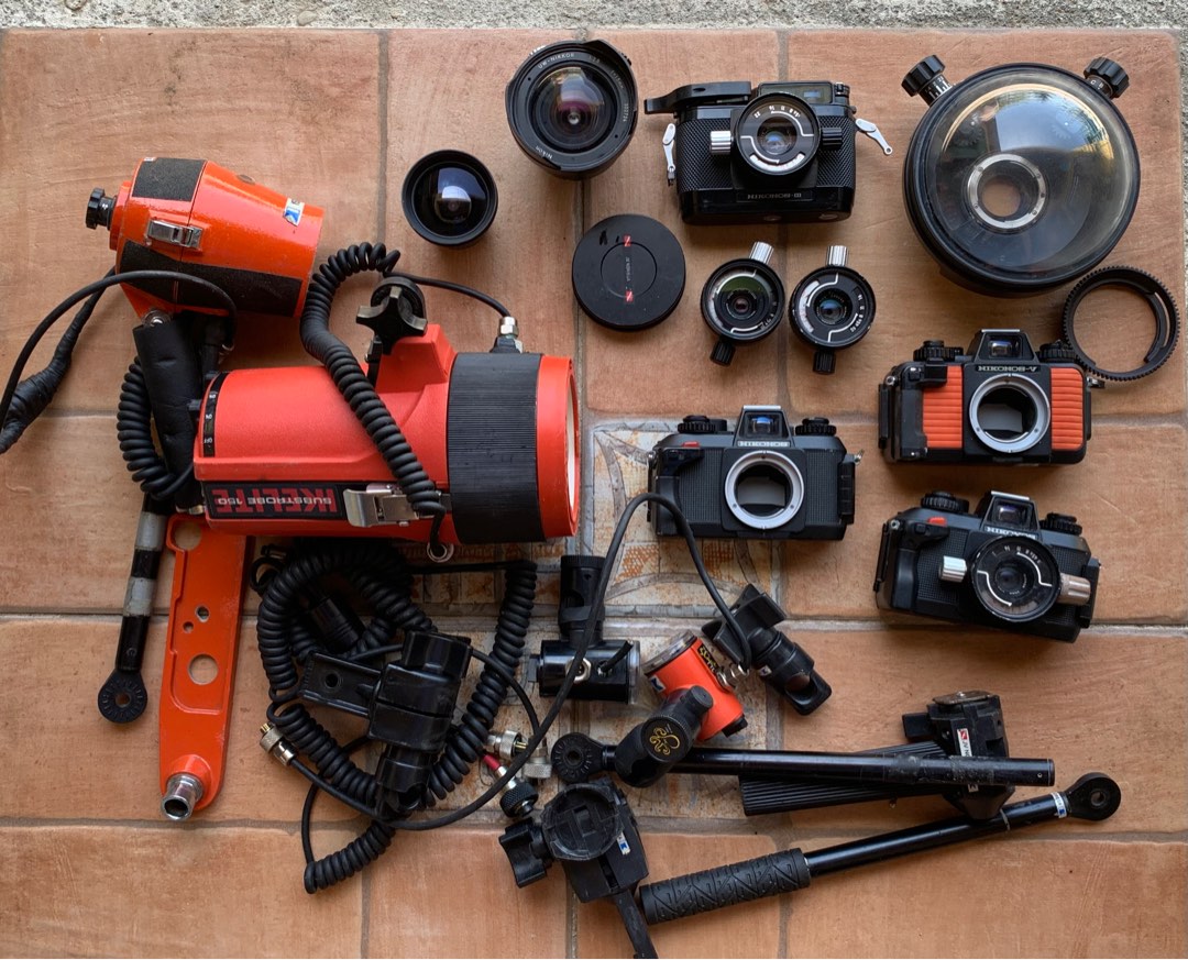 Nikonos 3 + UWnikkor 15mm f2.8 fisheye + lenses and free items ...