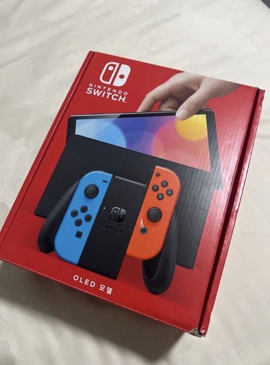 Nintendo Switch OLED (Korean), Video Gaming, Video Game Consoles ...