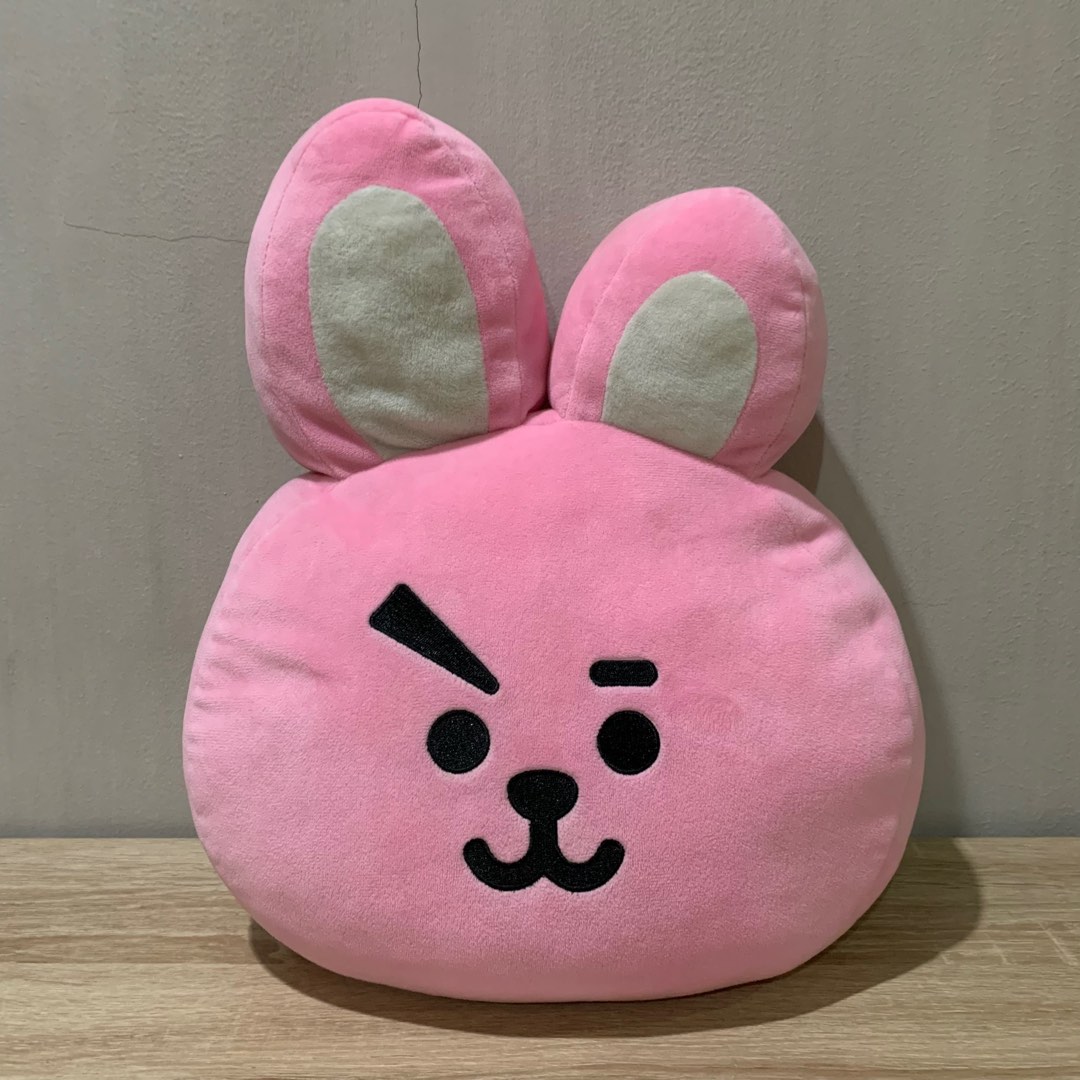Official BT21 30cm Face Cushion - Cooky on Carousell