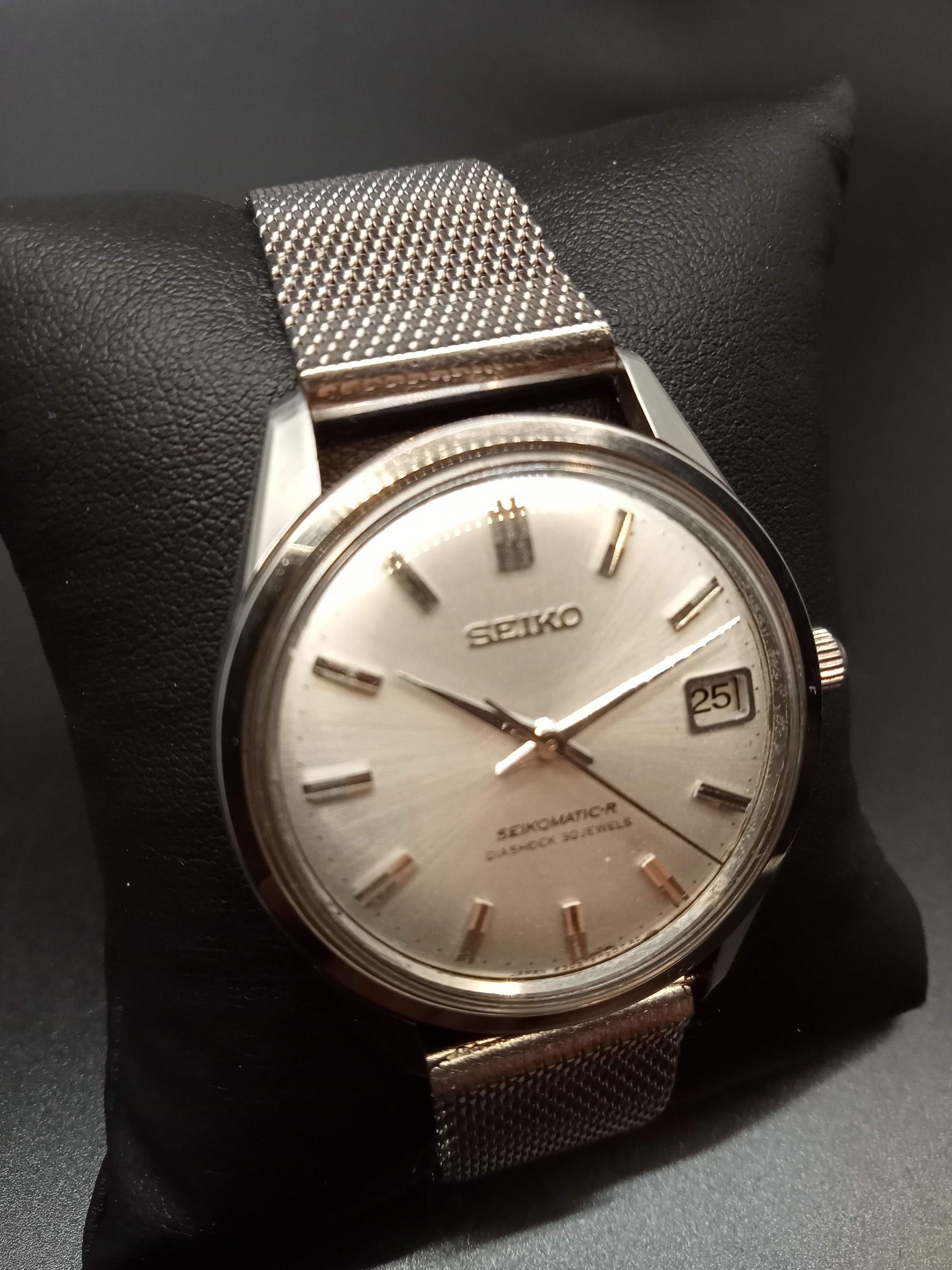 OMG Rare! Vintage August 1966 Seiko "Seikomatic-R" 8305-8030 Diashock ...