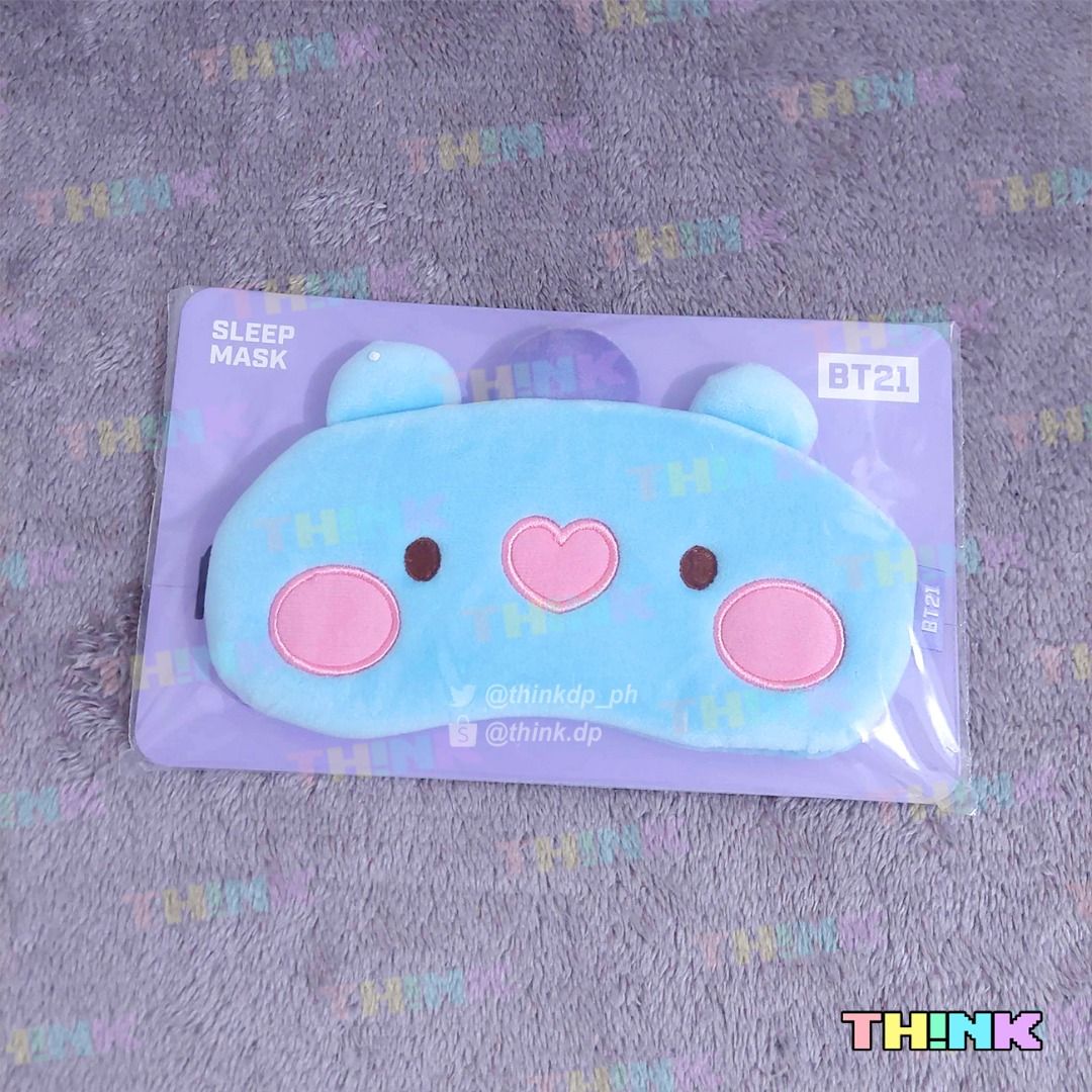 ON HAND BT21 Minini Sleep Mask ( bts mang cooky jhope jungkook ...